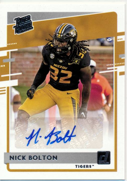 Nick Bolton Football Cards - Football Singles and Rookie Trading Cards